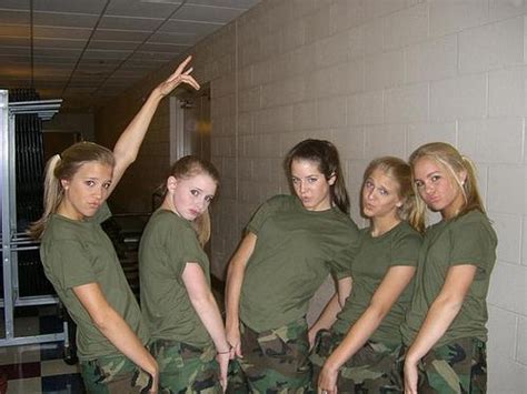 Cute Army Girl Military Uniform Women Marine Girl