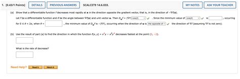 Solved A Show That A Differentiable Function F Decreases Chegg