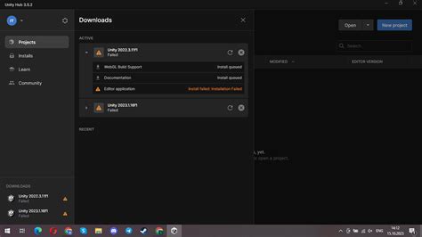 How To Resolve Unity Hub Error Install Failed Installation Failed