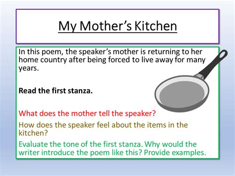 My Mother S Kitchen Teaching Resources
