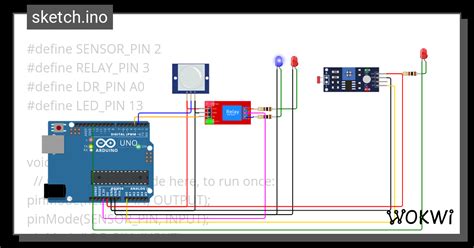 Pir And Ldr Sensor Wokwi Esp32 Stm32 Arduino Simulator