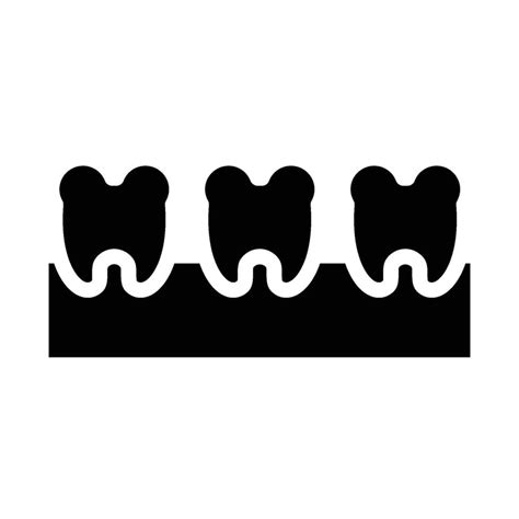 Teeth Icon Solid 54129796 Vector Art At Vecteezy