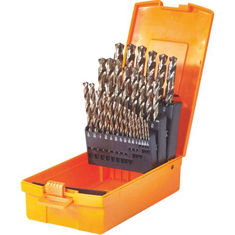 Walter Surface Technologies Drill Bit Set 29 Pieces High Speed Steel