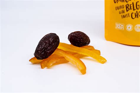 Orange Peel Stuffed Medjool Date Available At Dorrel Sweets
