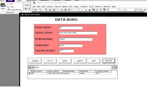 Tutorial Membuat Coding Tambah Dan Simpan Pada Visual Basic Belajar