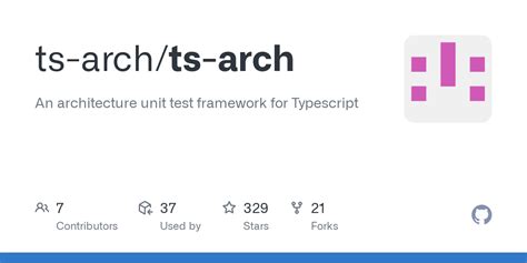 GitHub Ts Arch Ts Arch An Architecture Unit Test Framework For Typescript