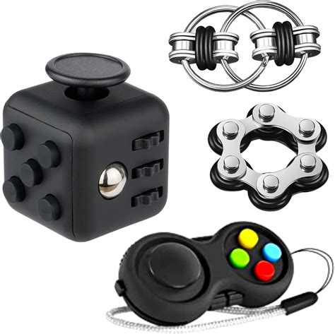 Yeefunjoy 4pcs Fidget Toy Anti Stress Jouet Cube Anti Stress Jouet