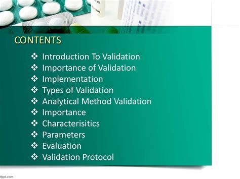 Analytical Method Validation