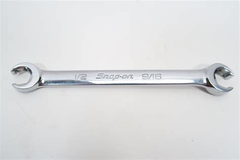 Snap On 4 Pc 6 Point Sae Flank Drive Double End Flare Nut Wrench Set
