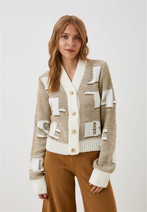 Кардиган J B4 цвет бежевый Rtlact304301 — купить в интернет магазине Lamoda