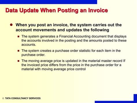 Sap Mm Invoice Verification Ppt