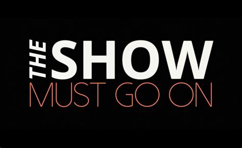 First look of The Show Must Go On! - Film Art Media