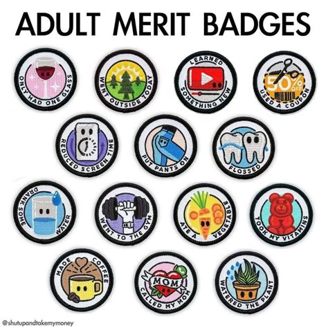 Adult Merit Badges Merit Badge Badge Pin And Patches