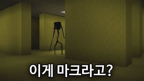 퀄리티 지리는 마인크래프트 백룸 Youtube