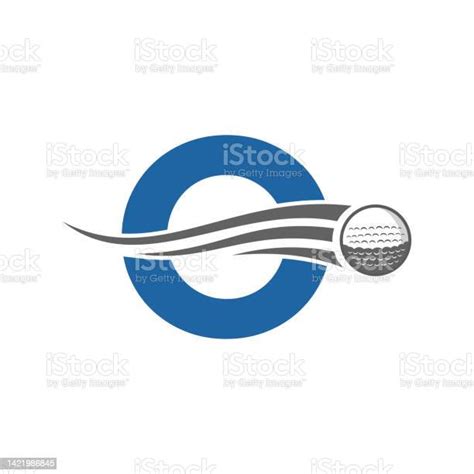 편지 O 골프 하키 디자인 기반 알파벳 벡터 템플릿 알파벳 O에 대한 스톡 벡터 아트 및 기타 이미지 알파벳 O 겨울 겨울 스포츠 Istock