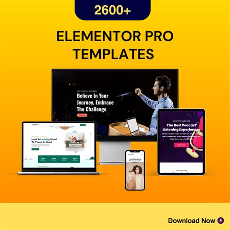 2700 Elementor Pro Templates For Wordpress