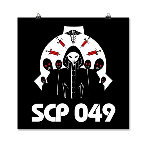 Scp 049 Poster Etsy