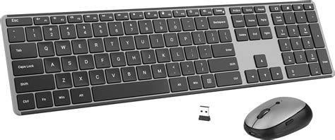 Ausdom Wireless Keyboard And Mouse Combo 24ghz Cordless Quiet Keyboard Mouse Set