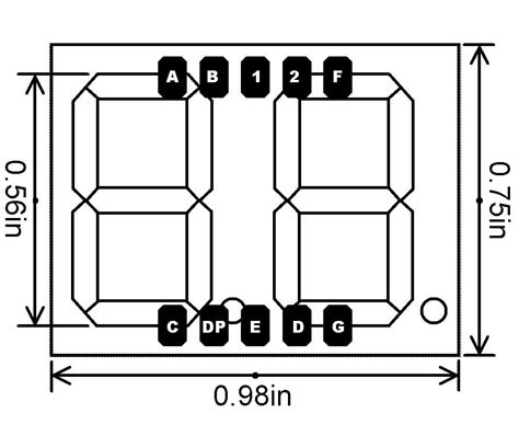 7 Segment Display Cc 2 Digit 0 56in Tech Bazar টেক বাজার