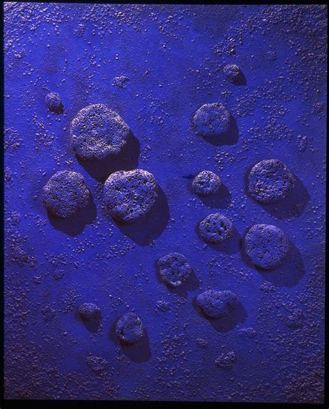 Artist Yves Klein Style Nouveau Réalisme Series Monochrome Works