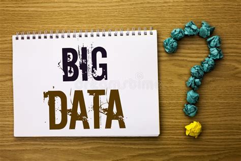 text sign showing big data conceptual photo huge data information technology cyberspace bigdata