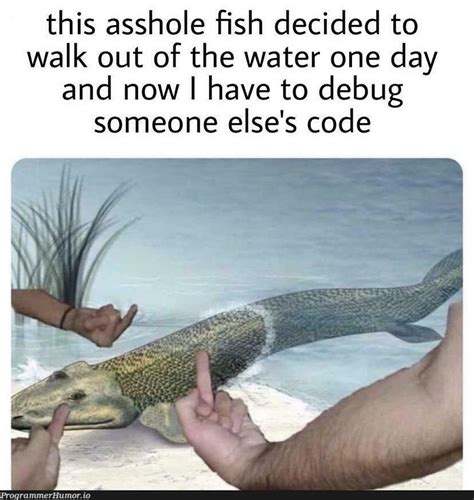 Reject Humanity Return To Fish ProgrammerHumor Io