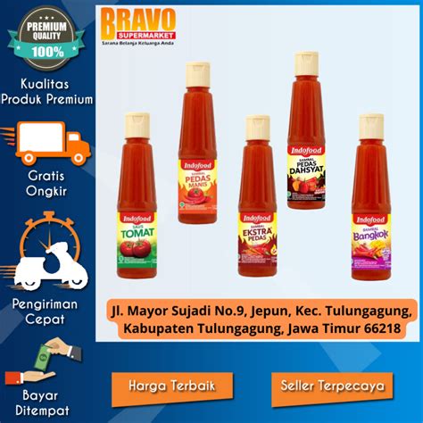 Bravo Supermarket Tulungagung Indofood Sambal Bottle 135ml Shopee Philippines