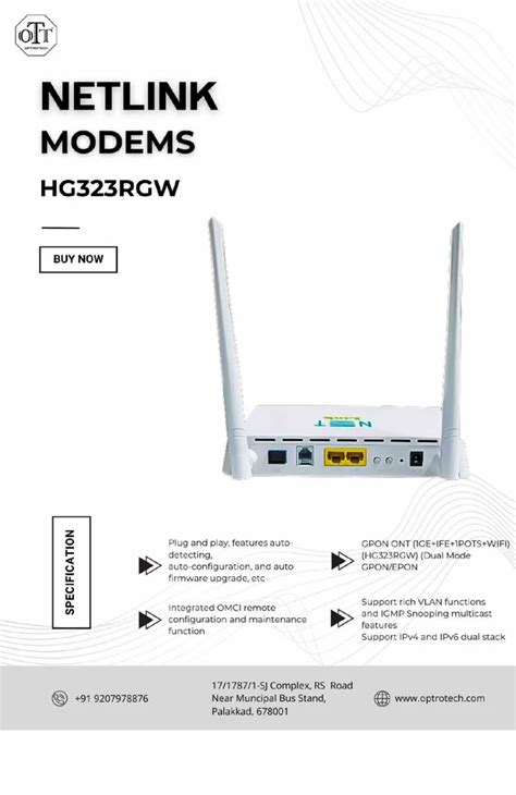 Netlink Gpon Modem At ₹ 1650 Piece Broadband Modem In Palakkad Id 2854087929297
