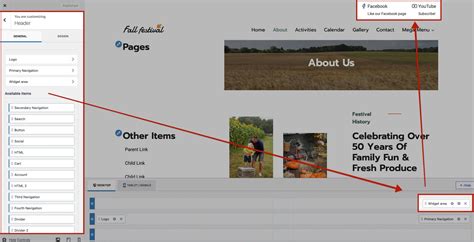 using advanced header navigation blocks vs kadence theme header builder kadence wp documentation