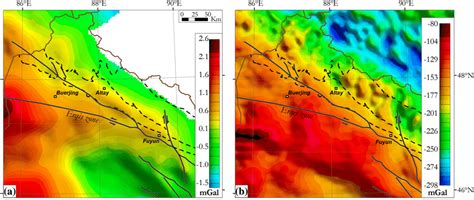 A Pseudo‐gravity Transformation Of The Magnetic Anomalies B Download Scientific Diagram