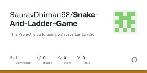 Github Sauravdhiman Snake And Ladder Game This Project Is Build Using Only Java Language