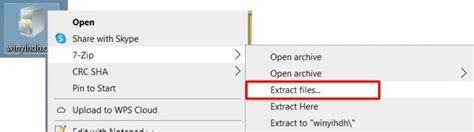 how to extract cab file in windows 10