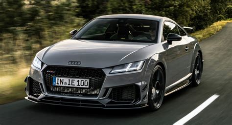 Audi Tt Rs Iconic Edition Capped At Just Examples Only Available In Nardo Grey Carscoops
