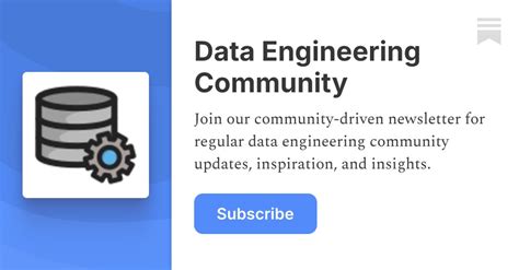 Data Engineering Community Substack