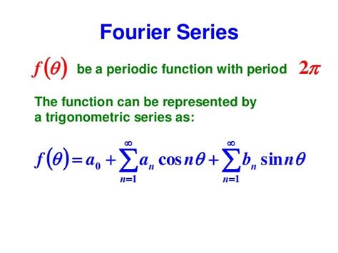 Periodic Functions And Fourier Series