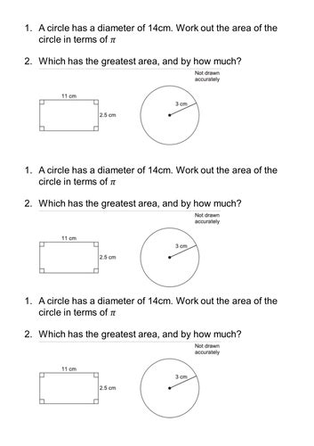 Edexcel Gcse Foundation Unit 17 Perimeter Area And Volume 2 Teaching Resources
