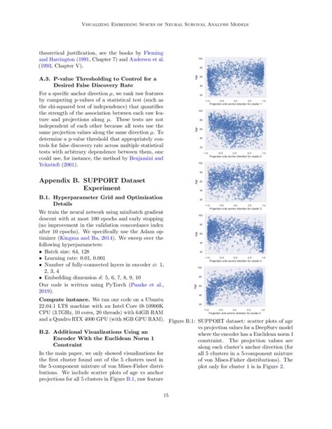 A General Framework For Visualizing Embedding Spaces Of Neural Survival
