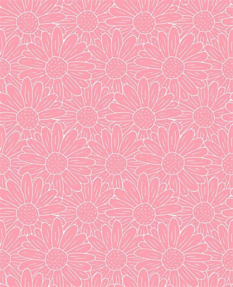 Seamless Pattern Of Hand Drawn Daisy 47794375 Vector Art At Vecteezy