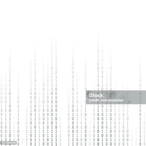 Binary Coding Computer Digital Data Encryption And Algorithms Vector Illustration Isolated On