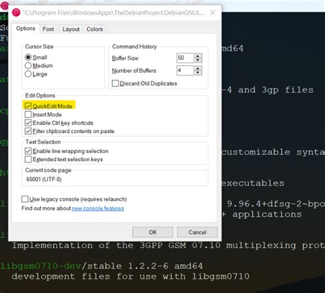 Windows 10 Bash Ubuntu How To Scroll Up Stack Overflow
