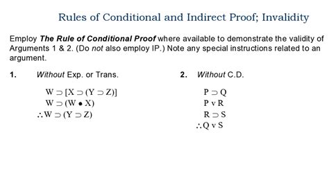 Solved Employ The Rule Of Conditional Proof Where Available