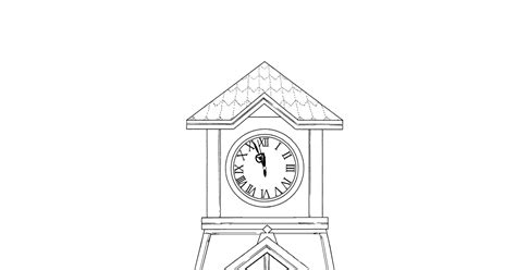 背景 【フリー素材】時計台もどき ろろあゆみのイラスト Pixiv