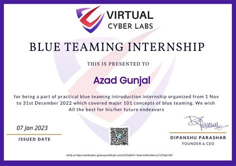 Azad Gunjal On Linkedin Im Happy To Share That Ive Obtained A New