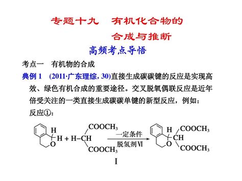 2012届高考化学考前专题复习课件19word文档在线阅读与下载无忧文档