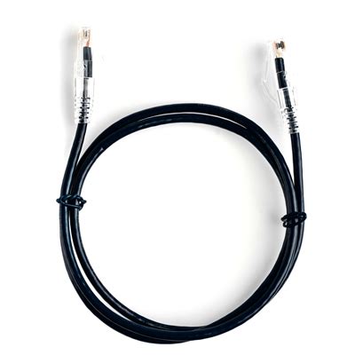 CAT UTP MHZ Snagless Molded Patch Cord Black NTPC E BLSL