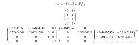 奇异值分解 Svd原理及python实现python Svd分解 Csdn博客 奇异值分解 Svd原理及python实现python Svd分解 Csdn博客