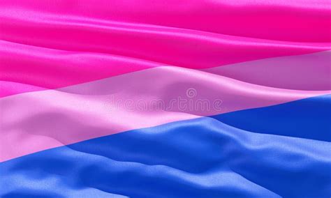 Bisexual Flag Closeup View Background For Lgbtqia Pride Month