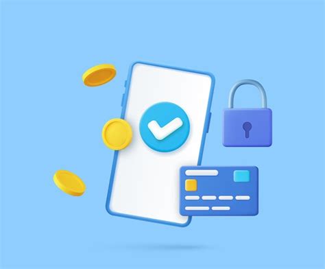 Premium Vector 3d Mobile Payment