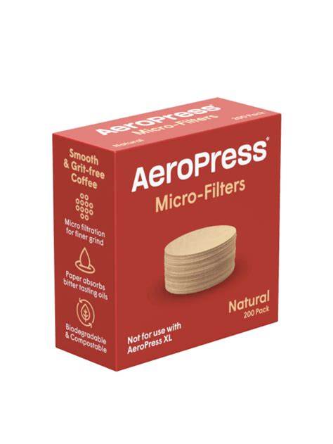 Aeropress Original Natural Microfilters Green Coffee Co