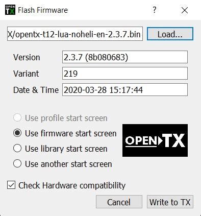 Guide How To Update OpenTX Firmware